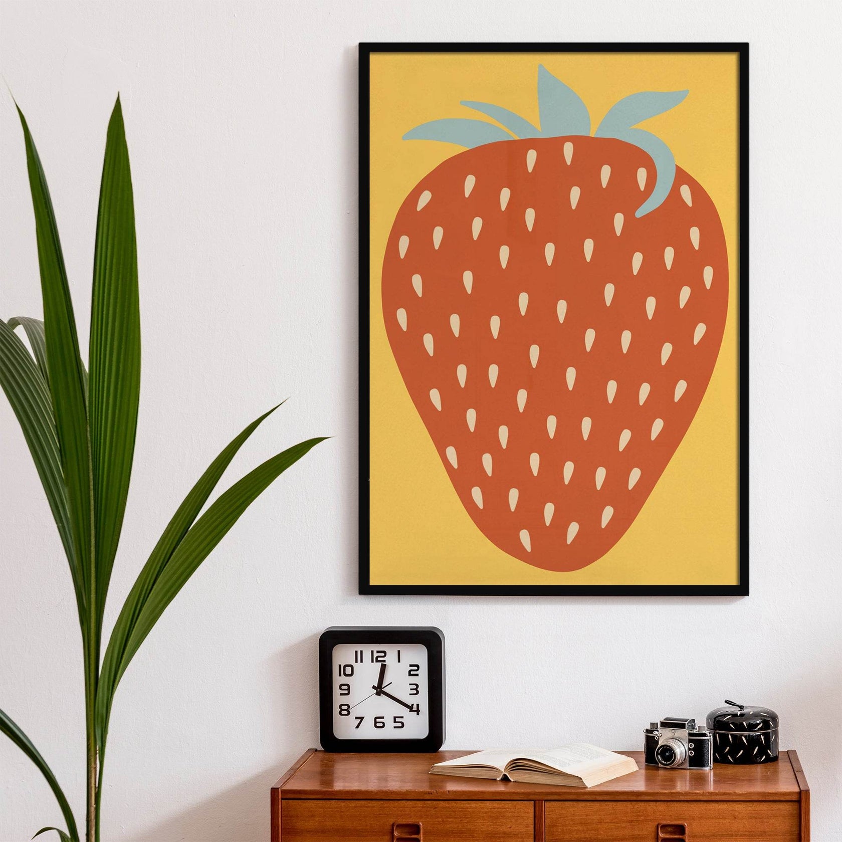 Retro Strawberry Print | Iconic Posters, Original Art Prints – HypeSheriff