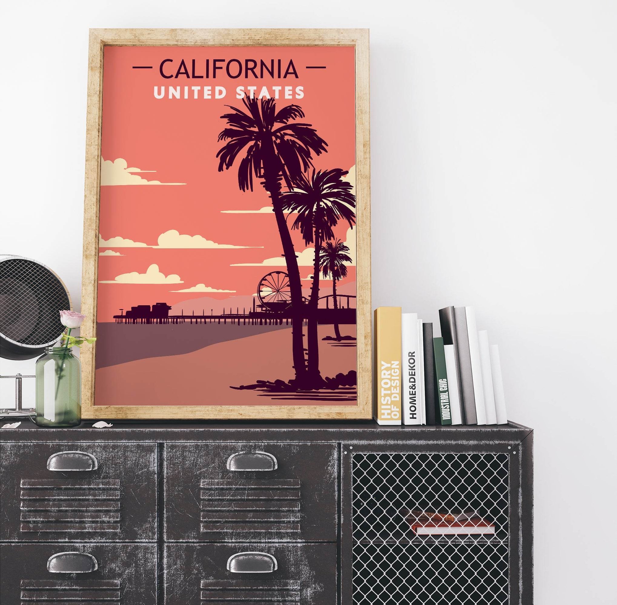 California Travel Poster | Iconic Posters, Original Art Prints ...