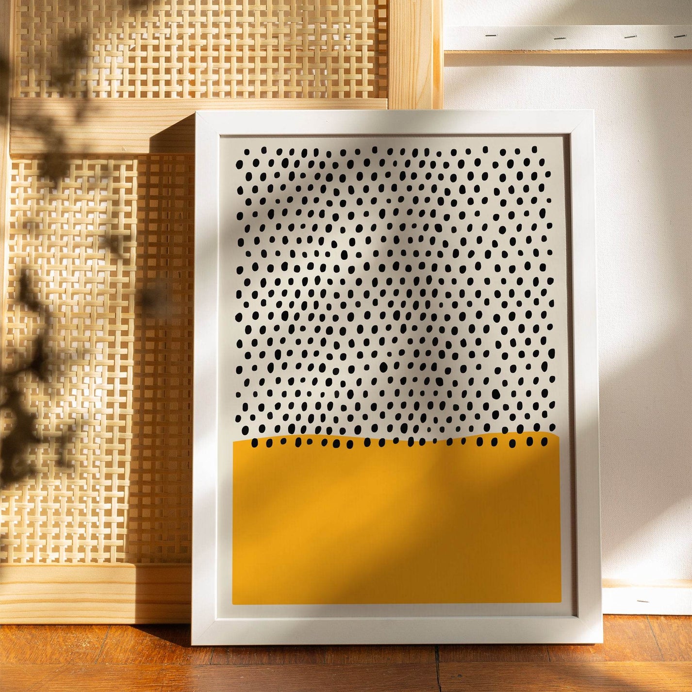 Yellow Mid Century Poster | Iconic Posters, Original Art Prints ...