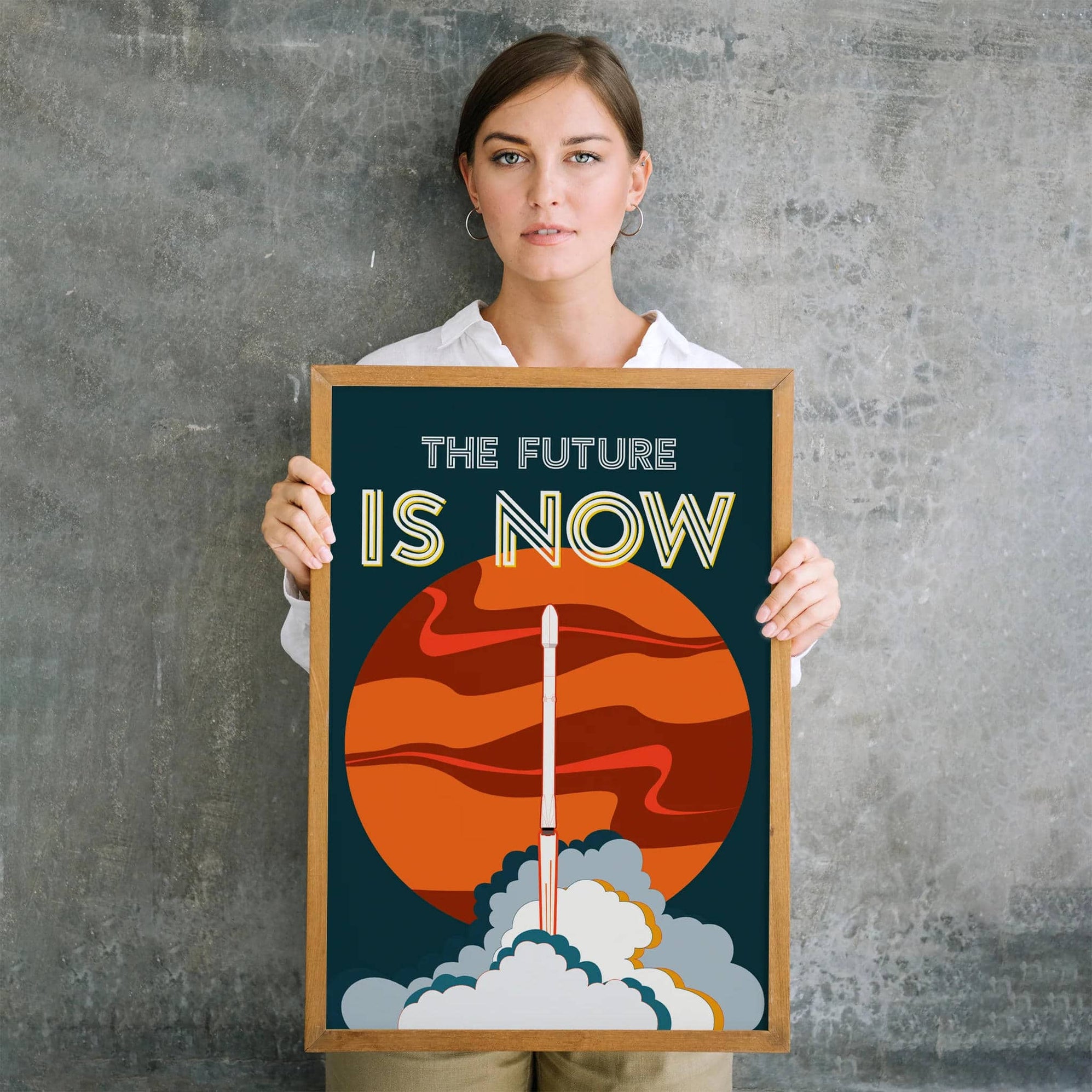 Falcon Rocket Poster - THE FUTURE IS NOW — HypeSheriff US