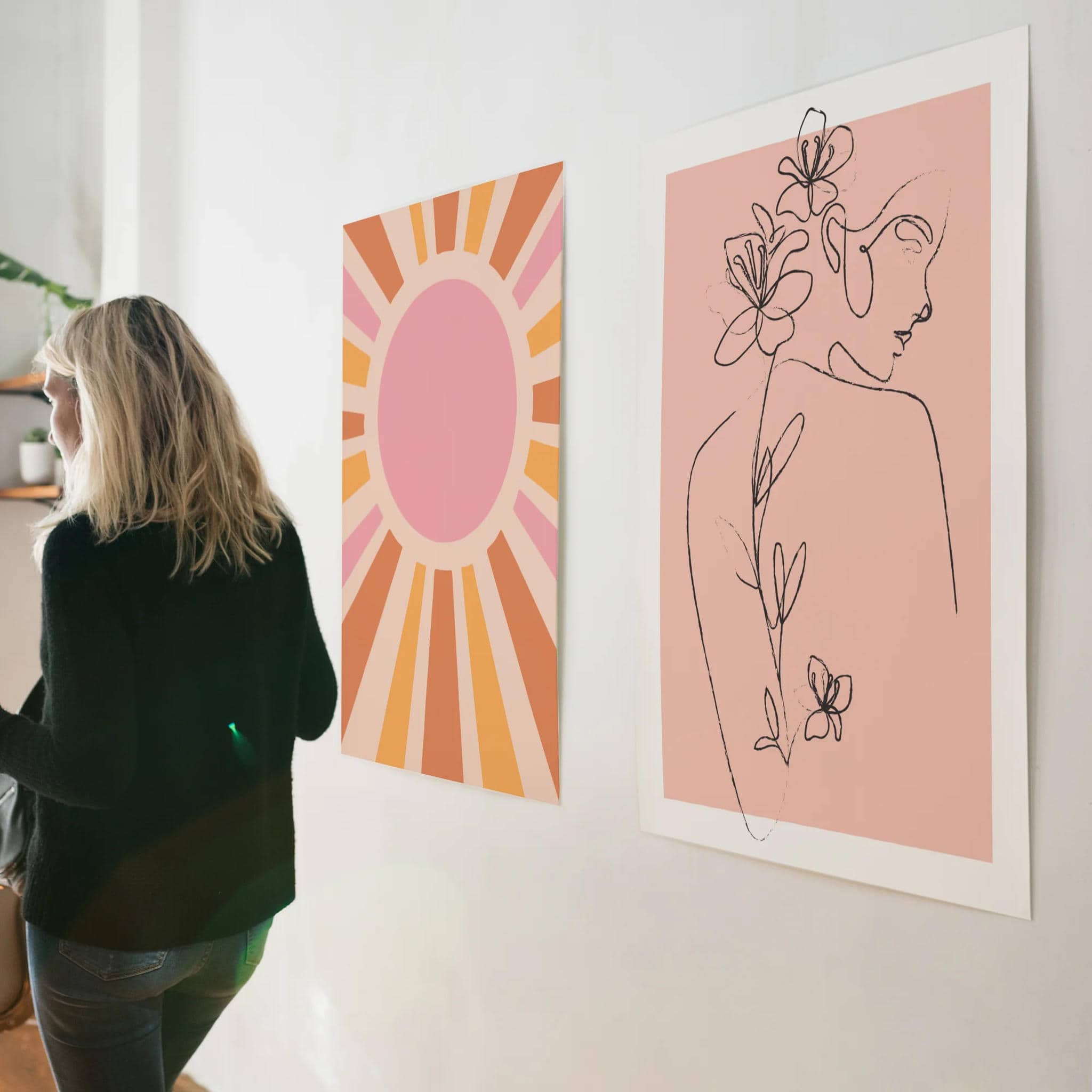 Artistic Line Art Poster | Shop Wall Art, Iconic Art Prints – HypeSheriff