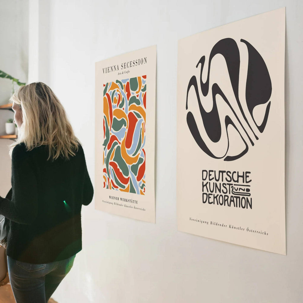 Colorful VIENNA SECESSION Poster Print – HypeSheriff