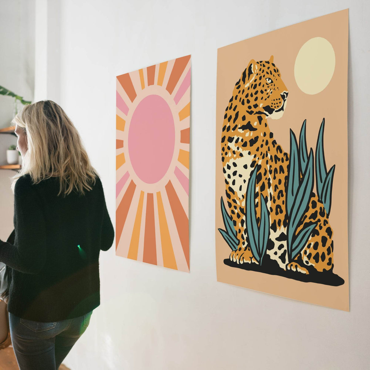 Bohemian Leopard Wall Art Print – HypeSheriff