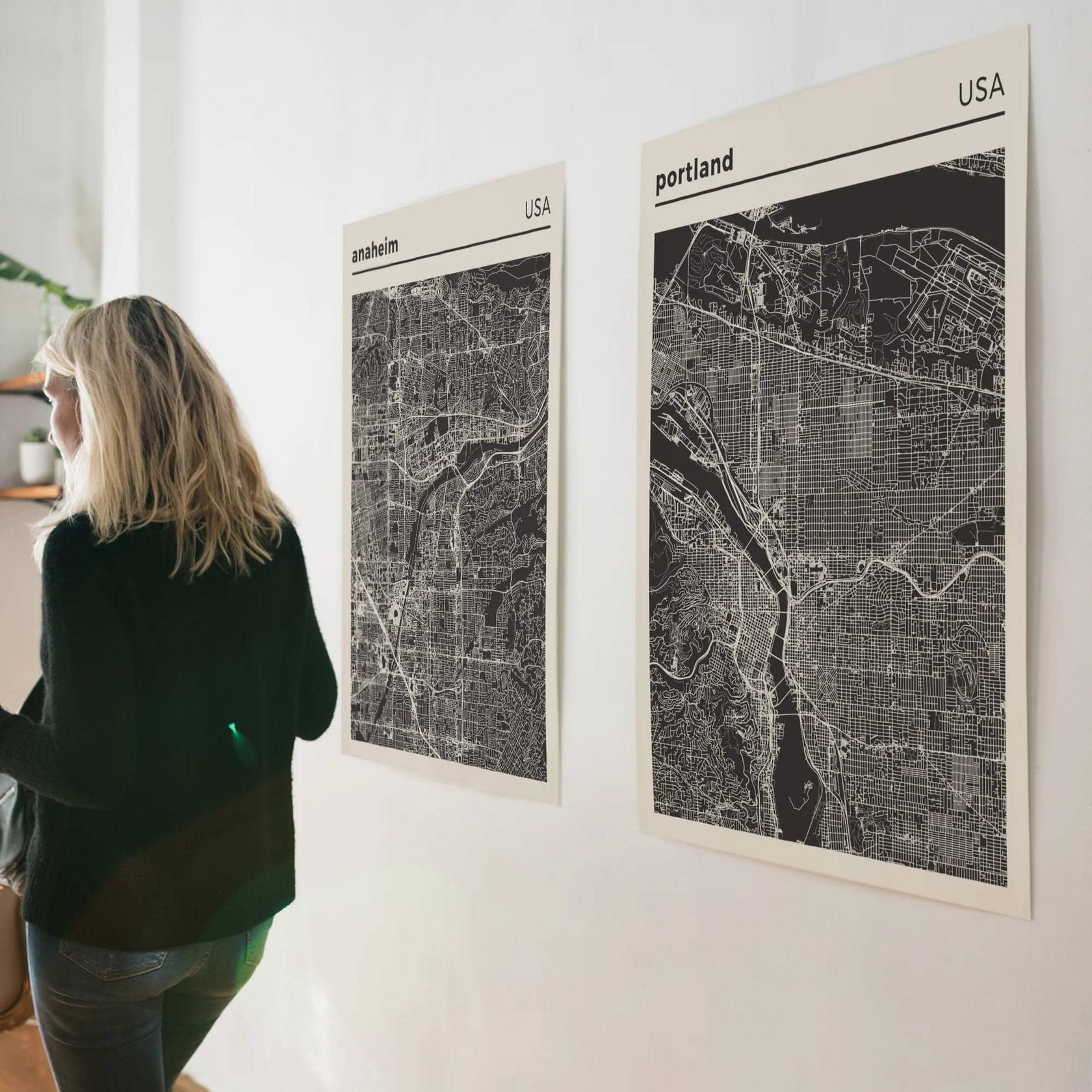 Portland, Oregon - City Map Poster – HypeSheriff