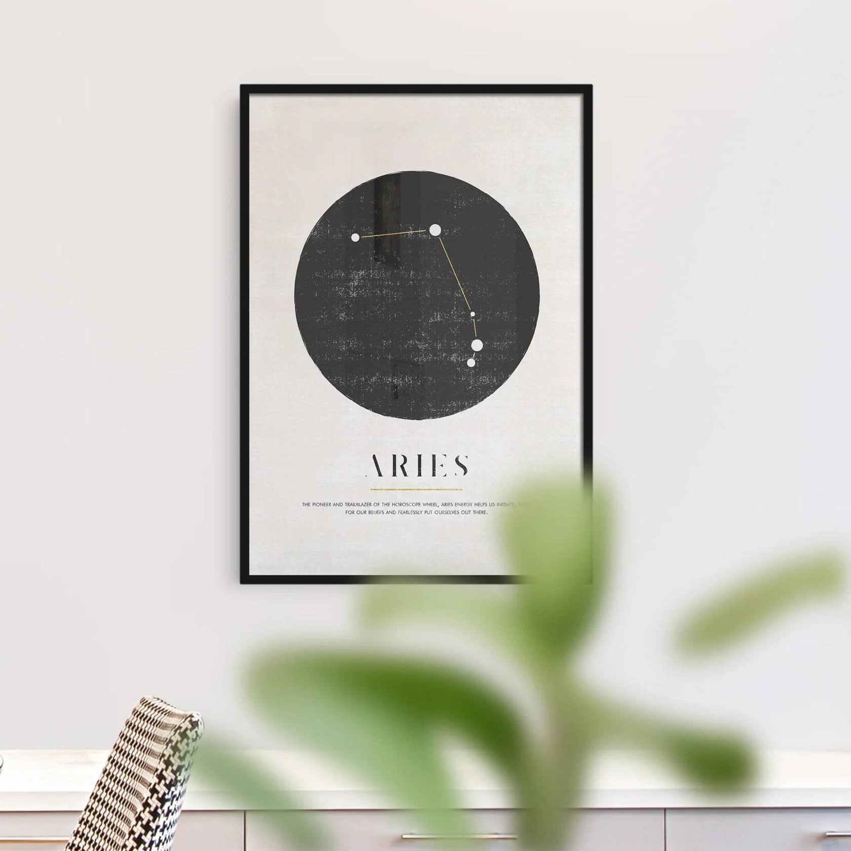 Aries Zodiac Art Print – HypeSheriff