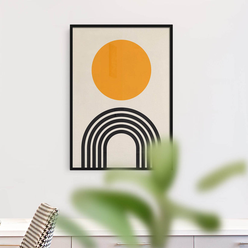 Geometric Sun Poster – HypeSheriff