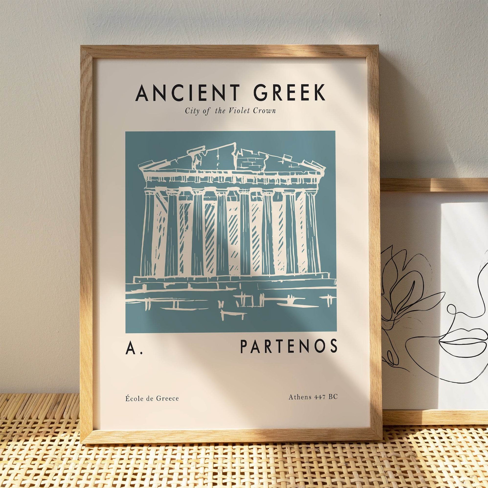 A. Partenos Greek Poster — HypeSheriff US