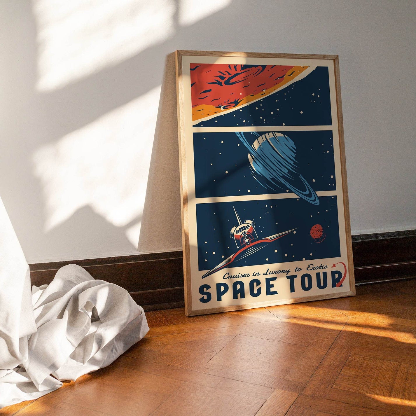 Space Tour - Retro Space Travel Poster – HypeSheriff