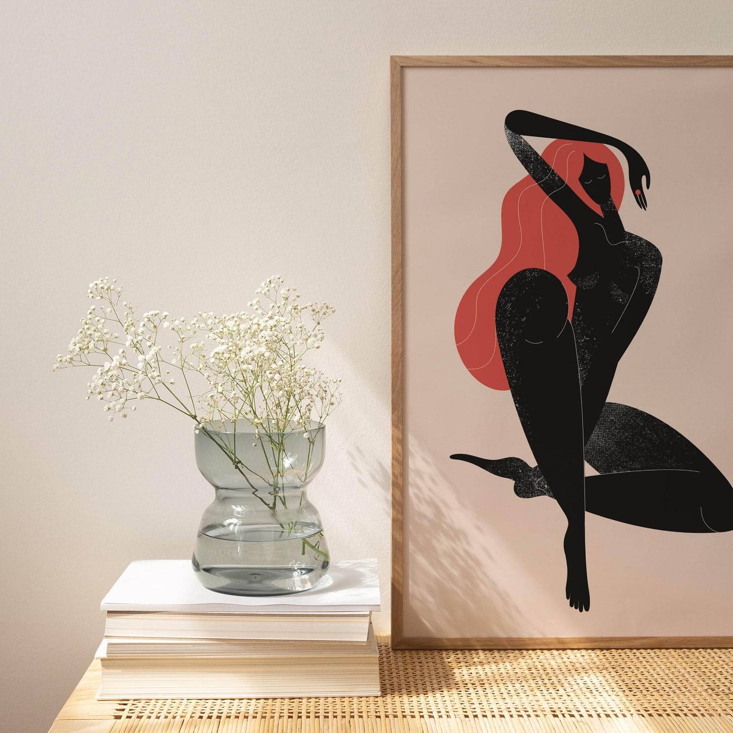 Abstract Woman Art Print – HypeSheriff