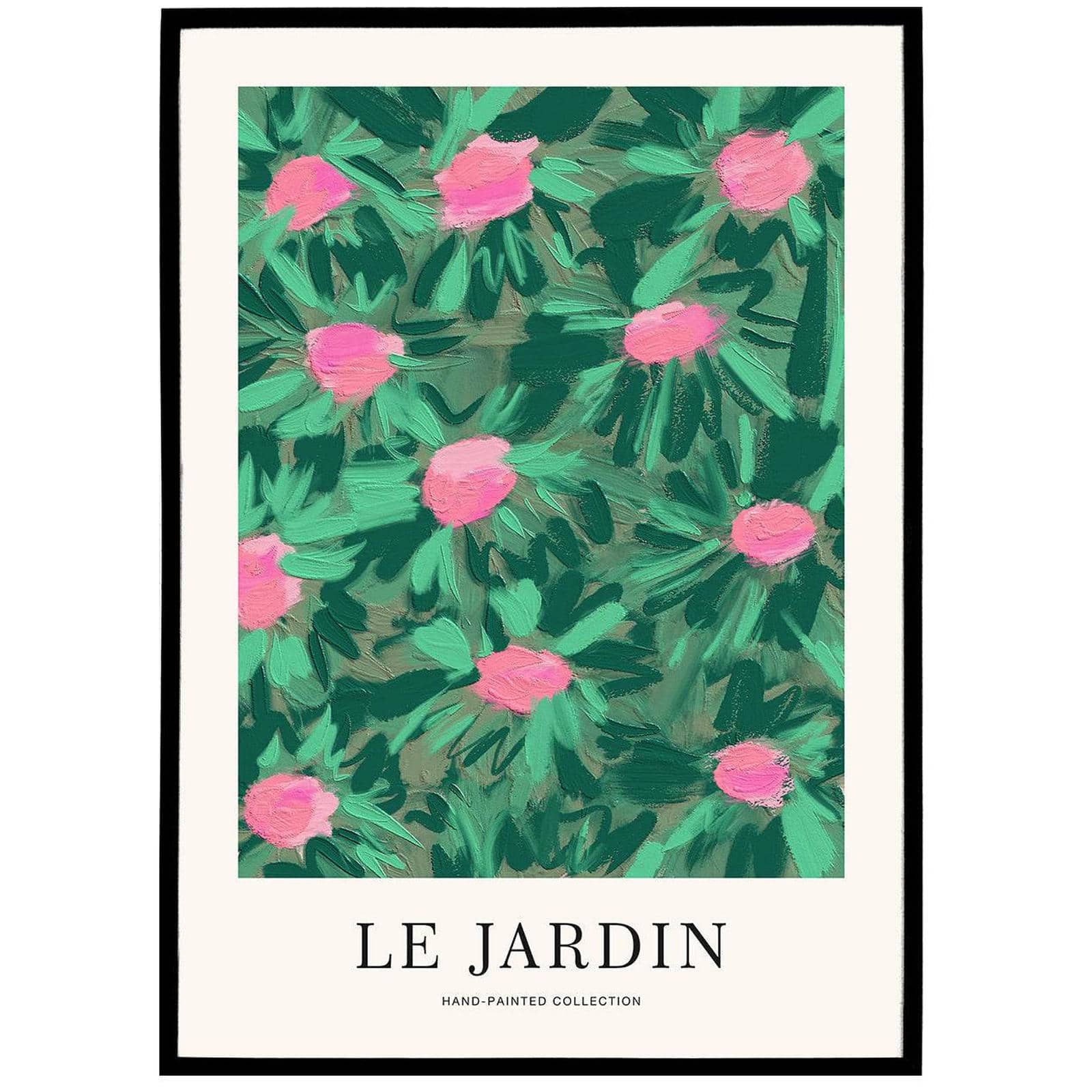 Green Le Jardin Artistic Painted Poster – HypeSheriff
