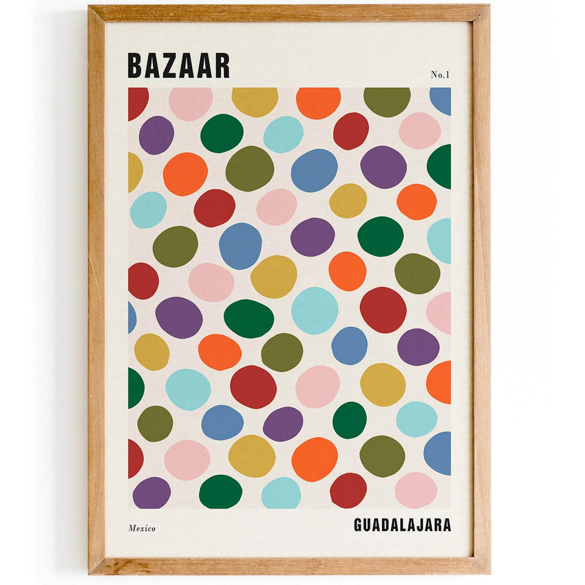 Mexico Bazaar Colorful Poster – HypeSheriff