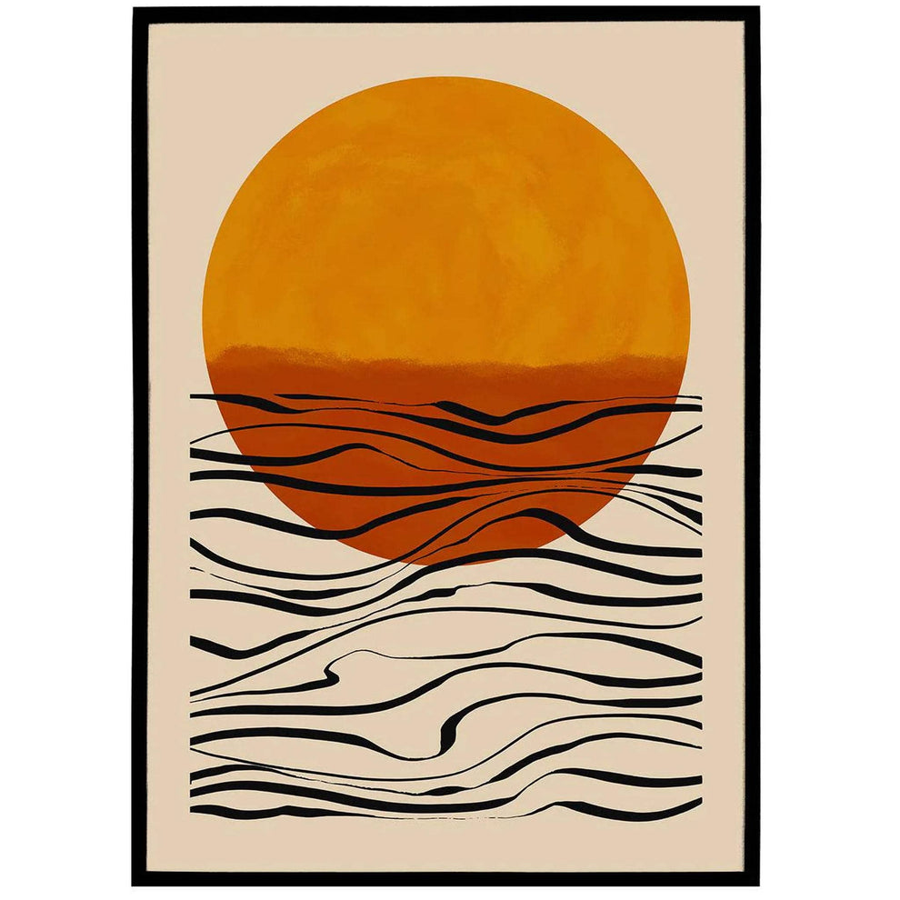 Bohemian Modern Sun Poster – HypeSheriff