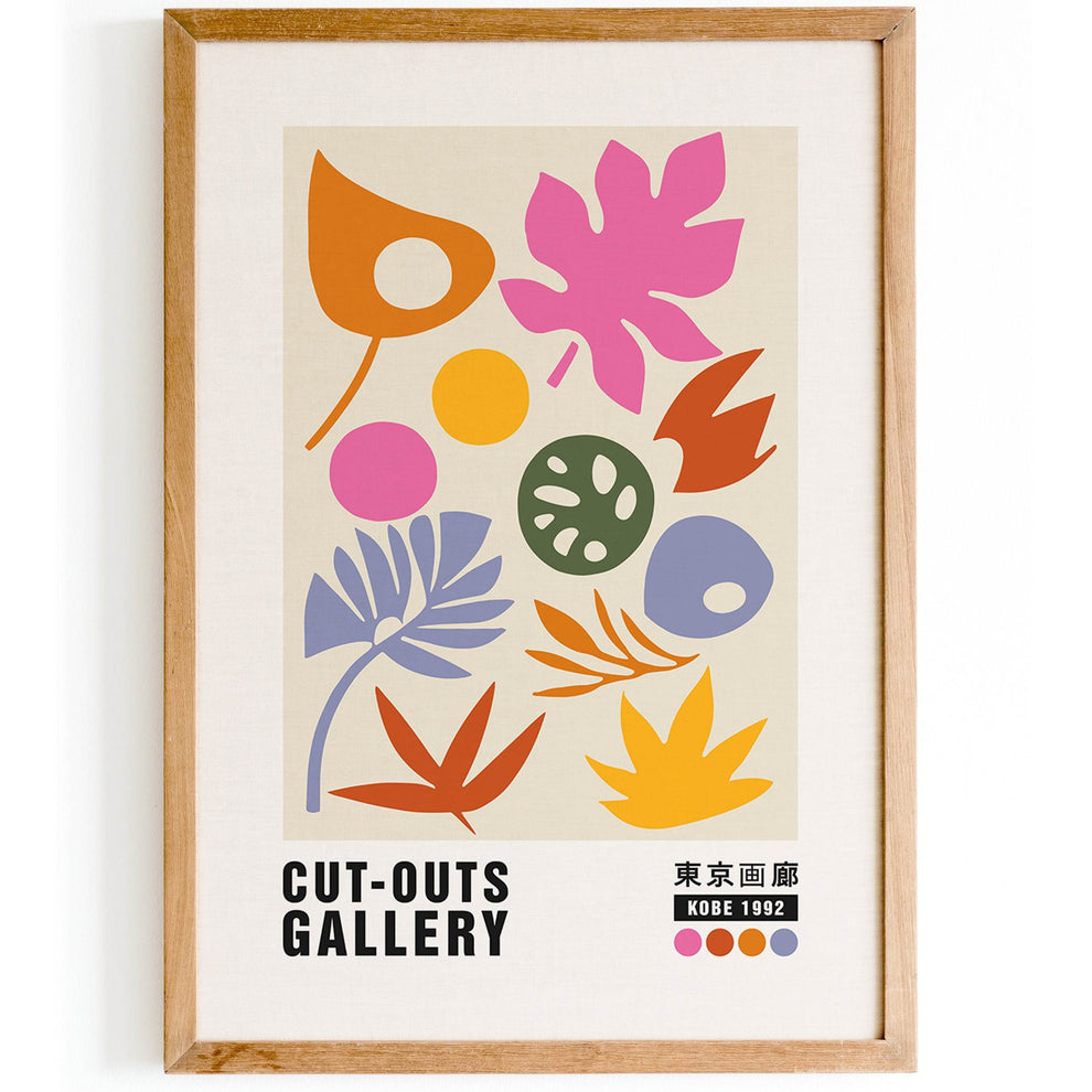 Colorful Retro Cut Outs Print – HypeSheriff