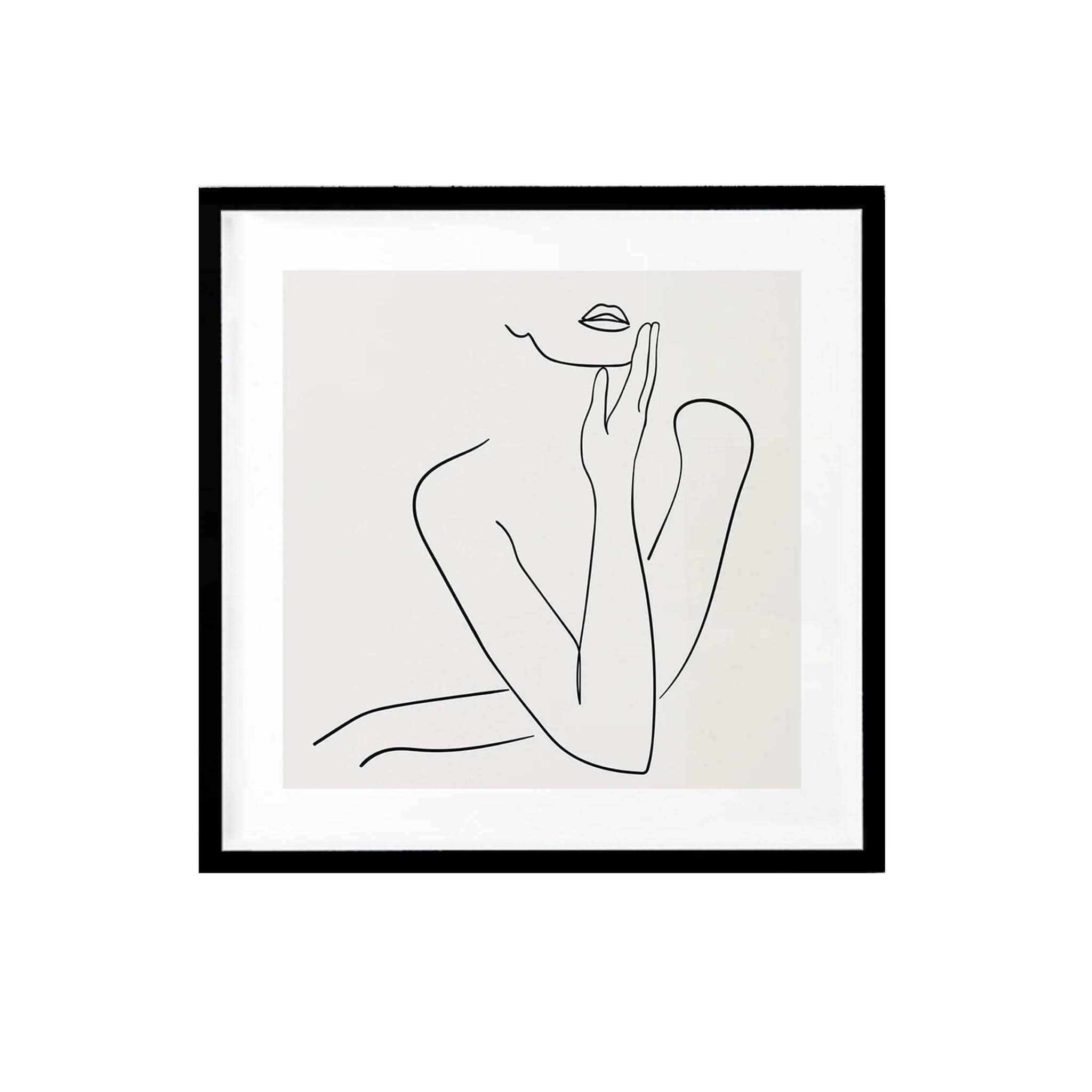 Line Art Figure No1 Print – HypeSheriff