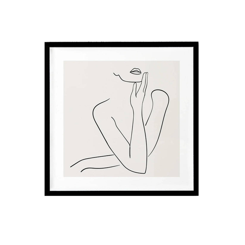 Line Art Figure No1 Print – HypeSheriff