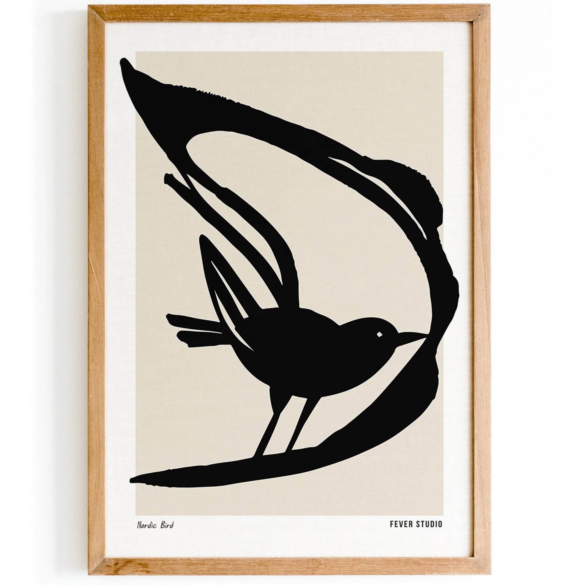 Nordic Bird Modern Art Print – HypeSheriff