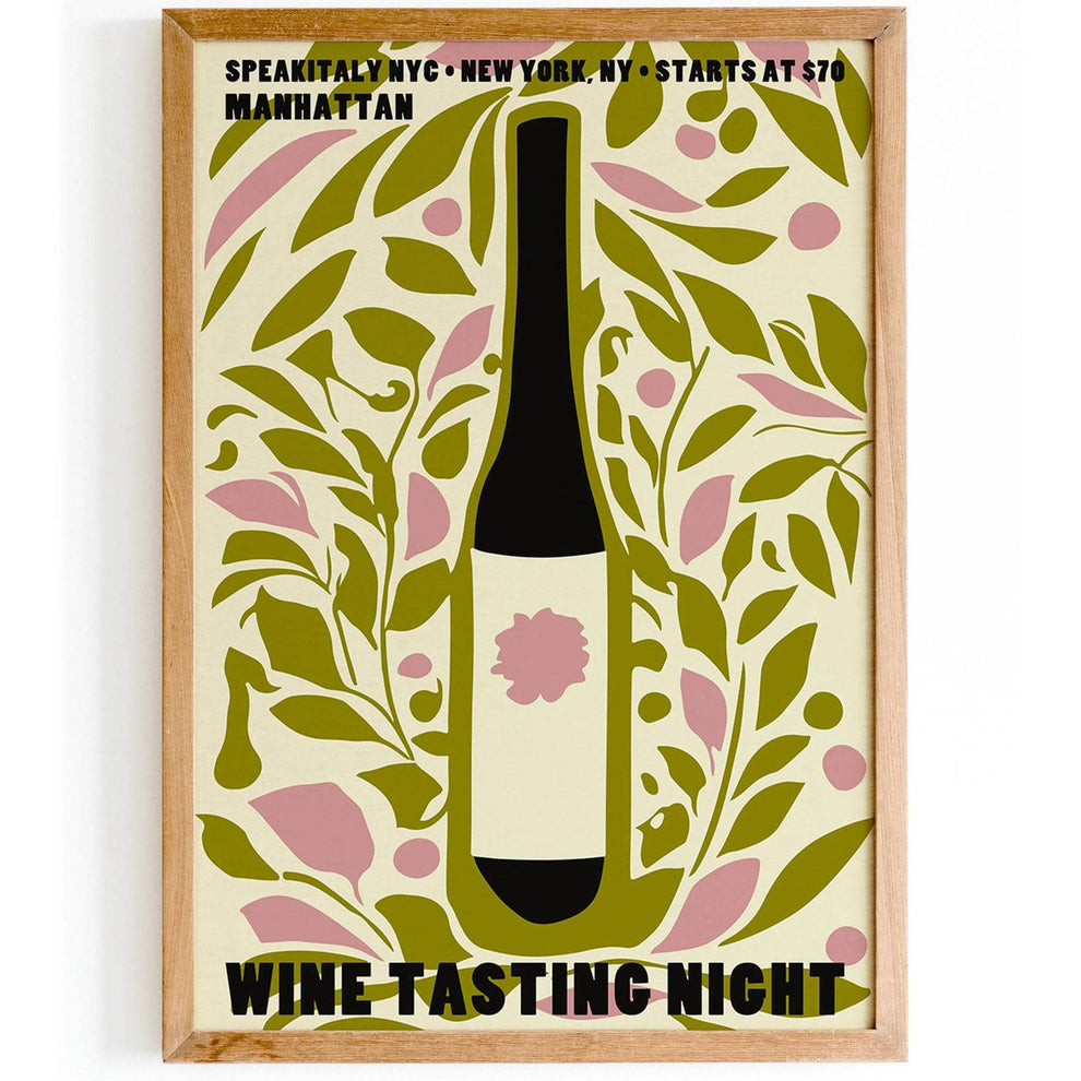 Wine Tasting Night Manhattan Poster – HypeSheriff