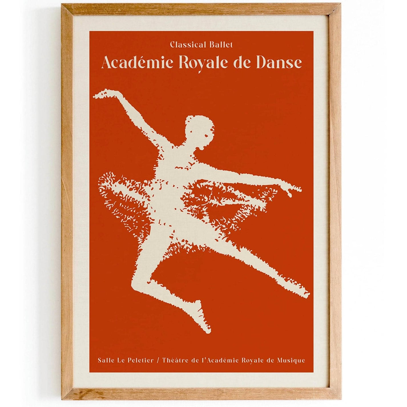 Classical Ballet Music Red Poster – HypeSheriff