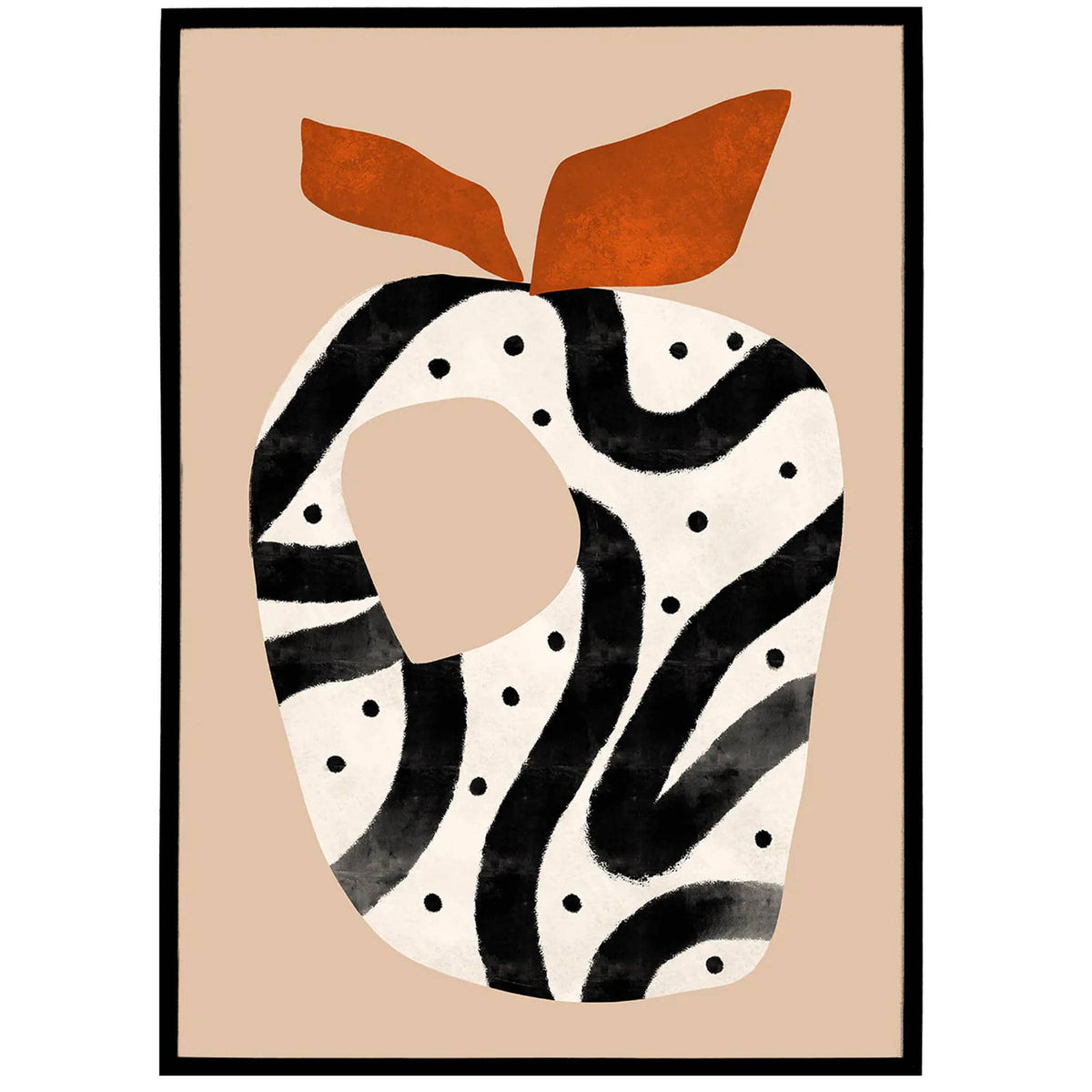 Danish Modern Abstract Ceramic Poster — HypeSheriff US