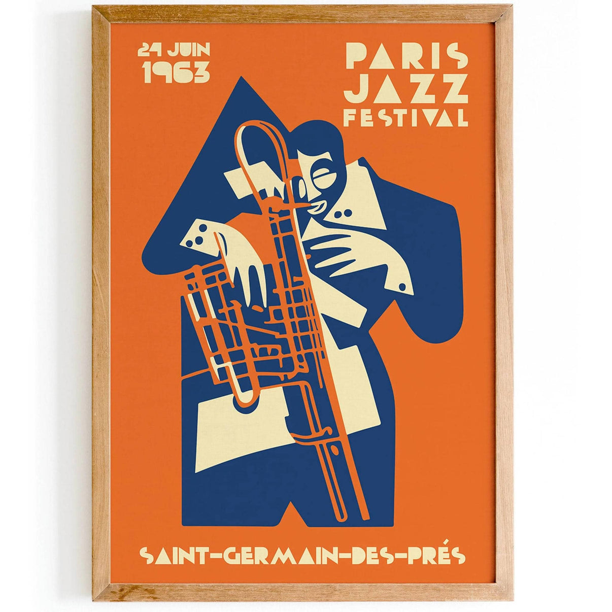 Orange Paris Jazz Festival Music Poster – HypeSheriff