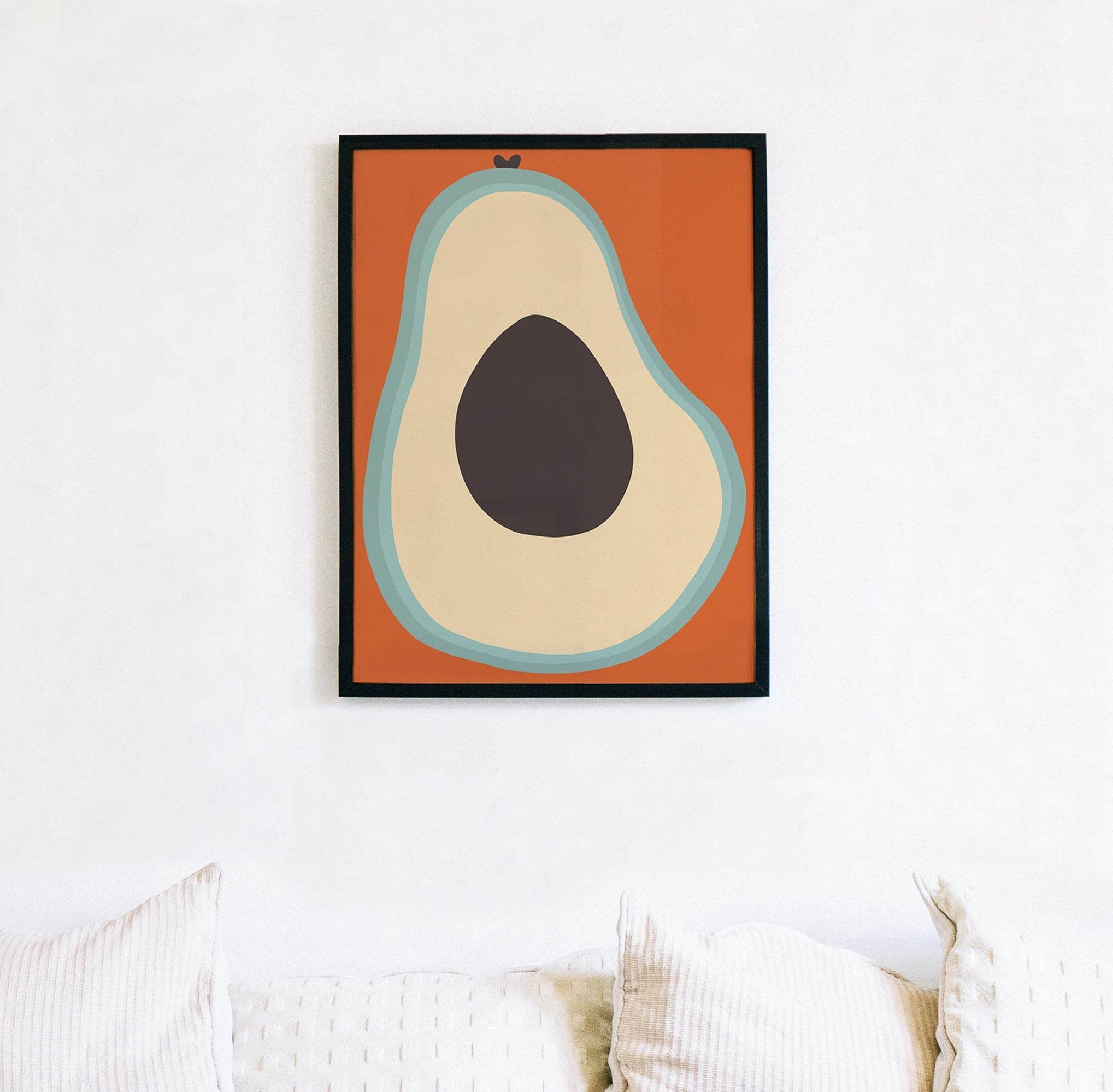 Retro Avocado Print | Iconic Posters, Original Art Prints — HypeSheriff US