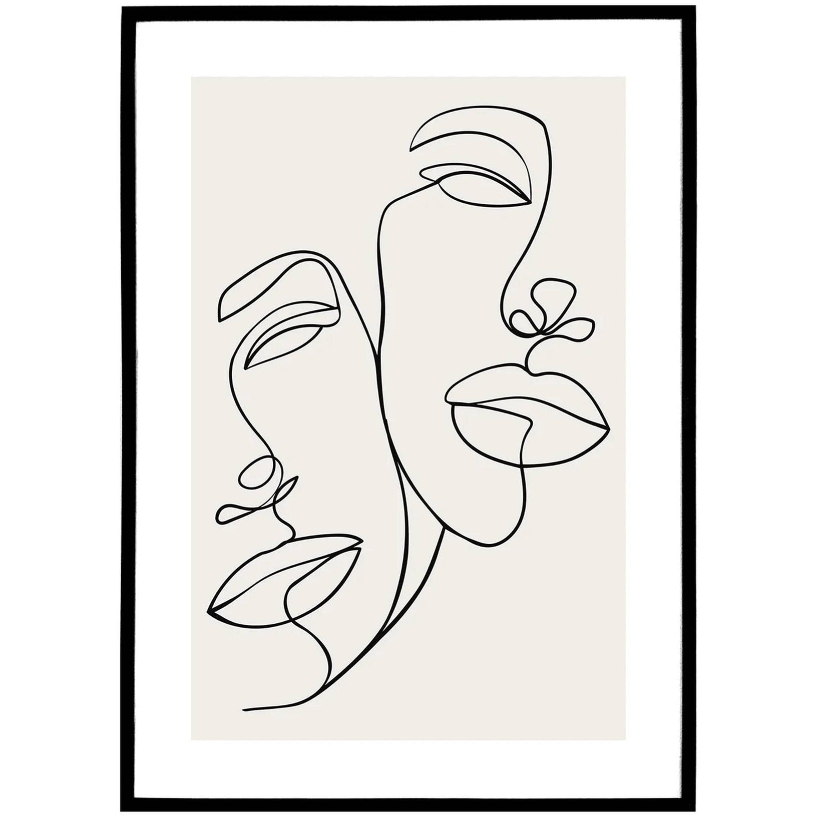 Besties Line Art Poster – HypeSheriff