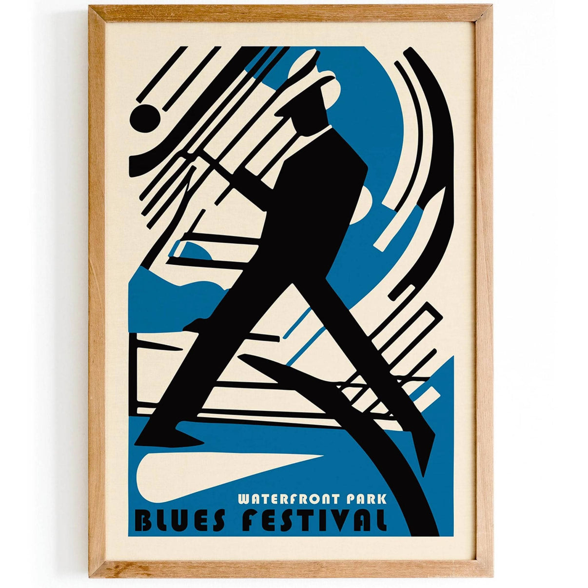 Waterfront Blues Festival Poster – HypeSheriff