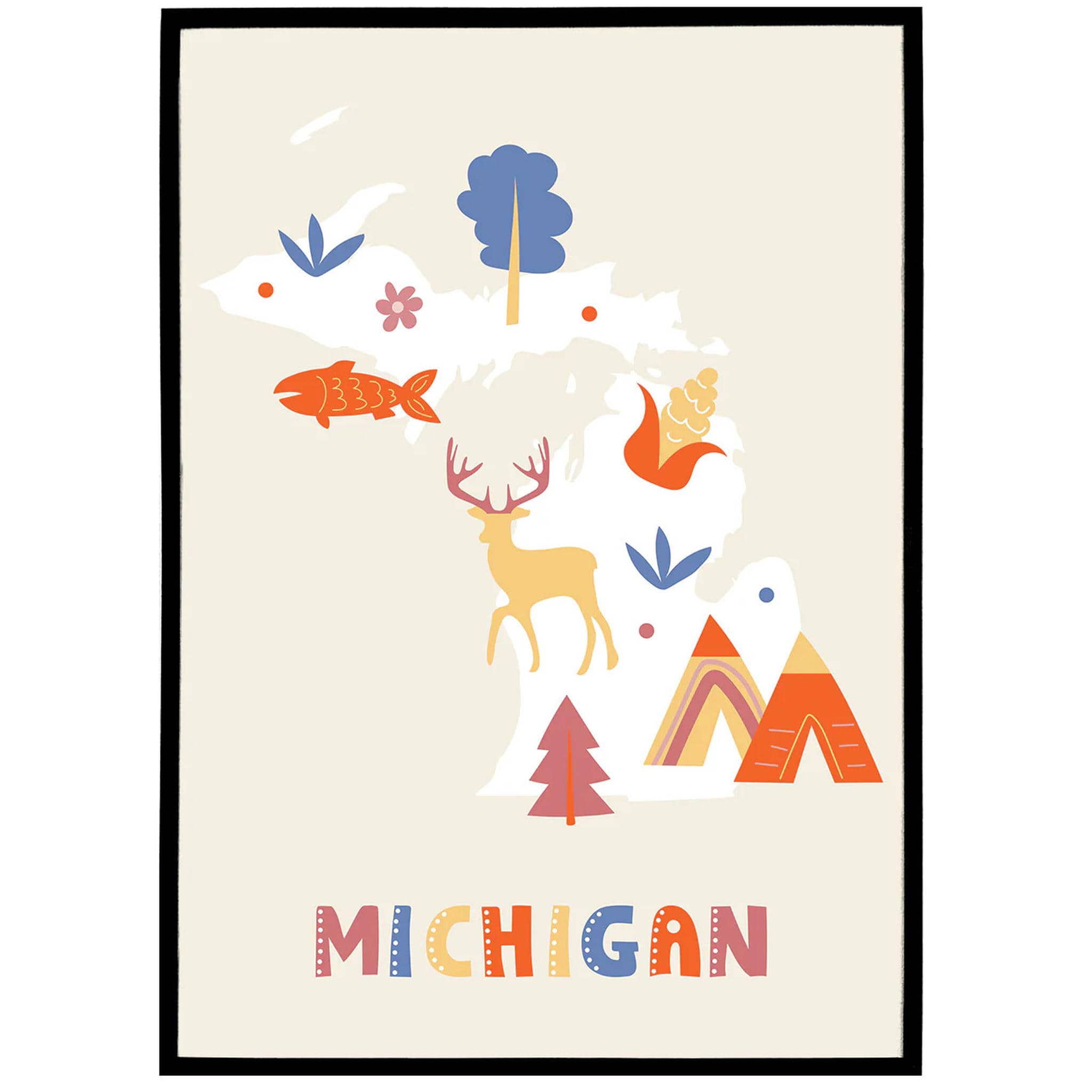 Michigan, Travel Poster – HypeSheriff