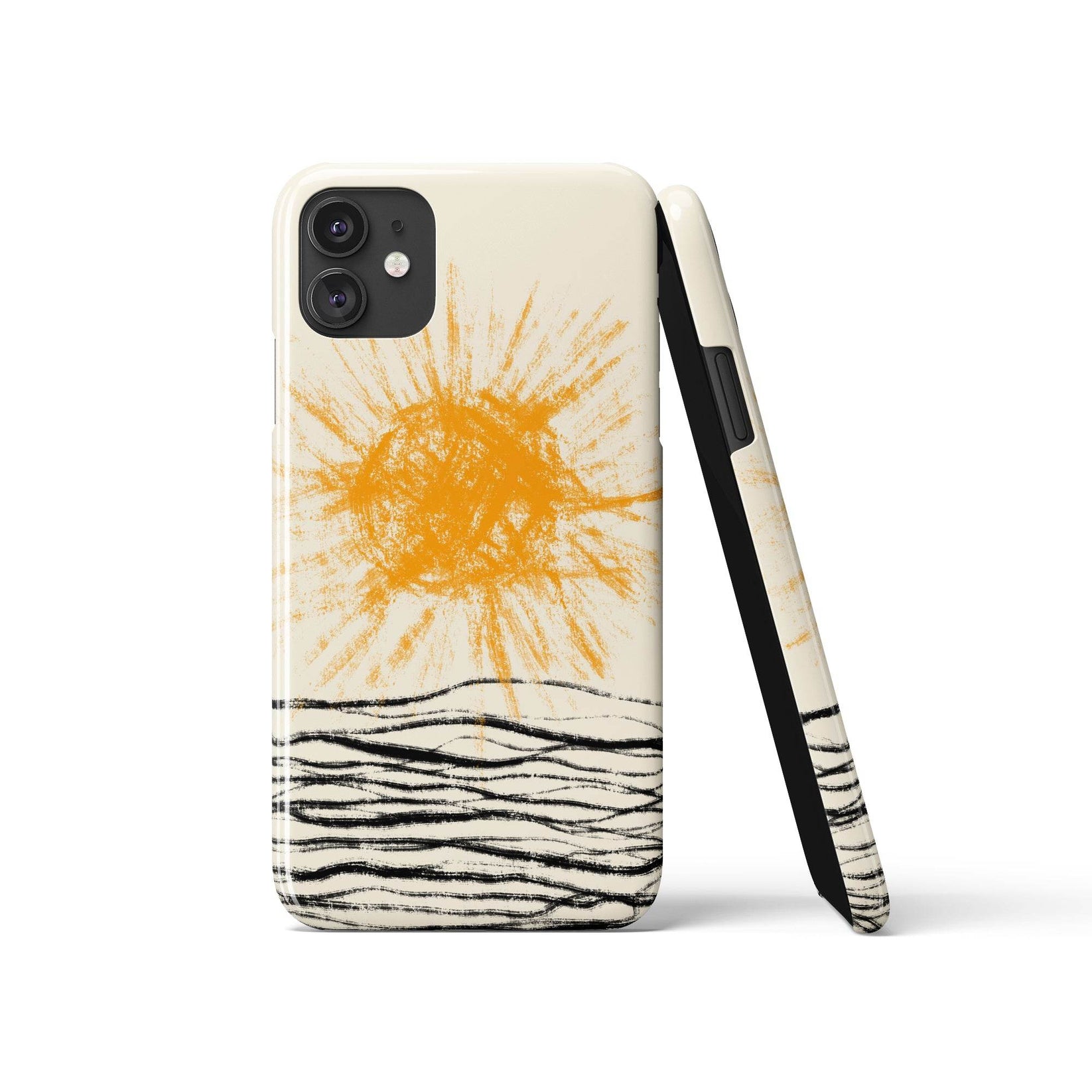 Handdrawn Sun iPhone Case – HypeSheriff