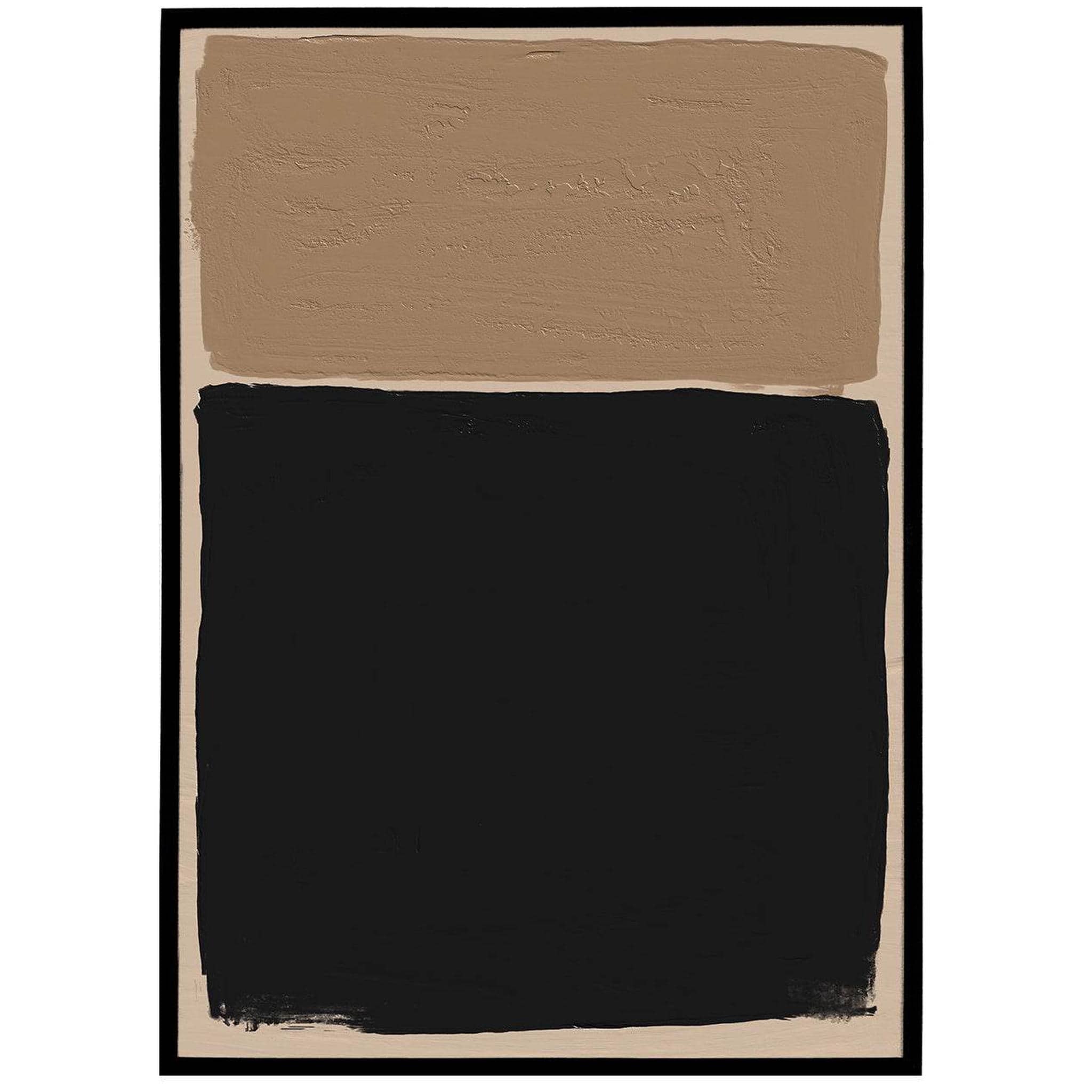 Black and Beige Blocks, Minimalist Poster – HypeSheriff