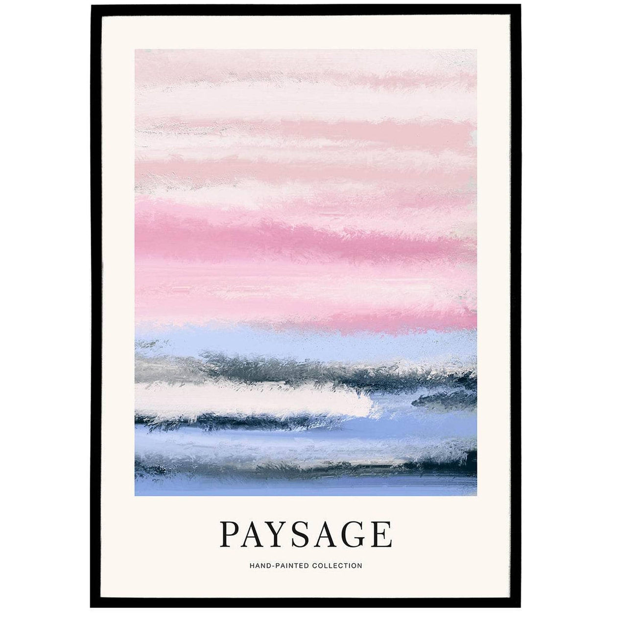 Pink Paysage Painted Poster — HypeSheriff US