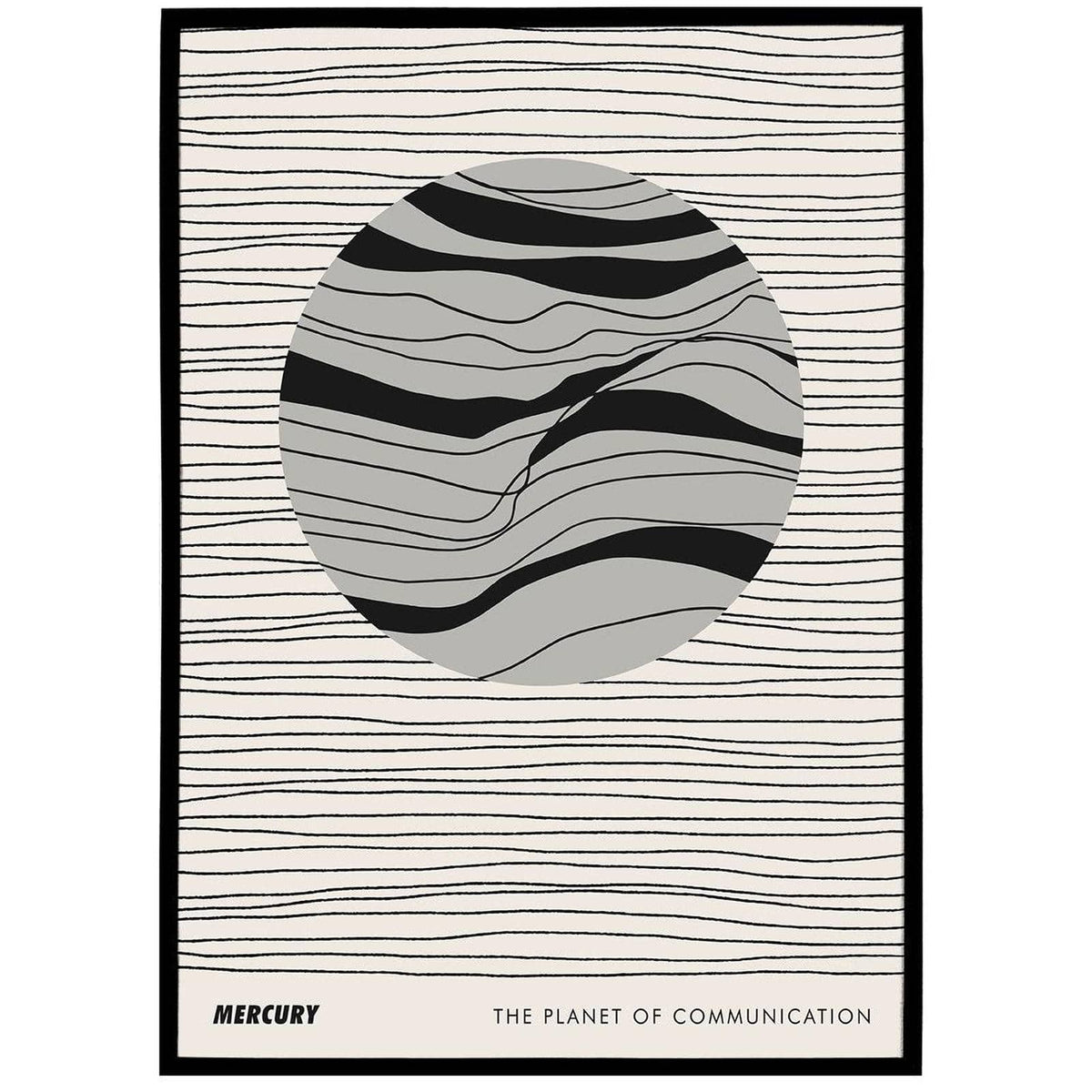 Mercury Planet Retro Poster — HypeSheriff US