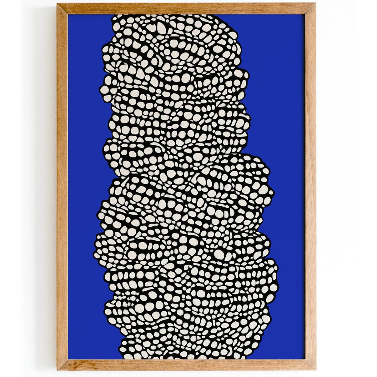 Blue Abstract Modern Poster – HypeSheriff