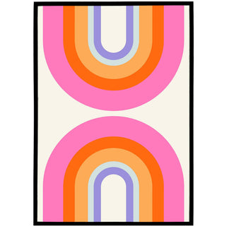 Minimalist Rainbow Poster – HypeSheriff