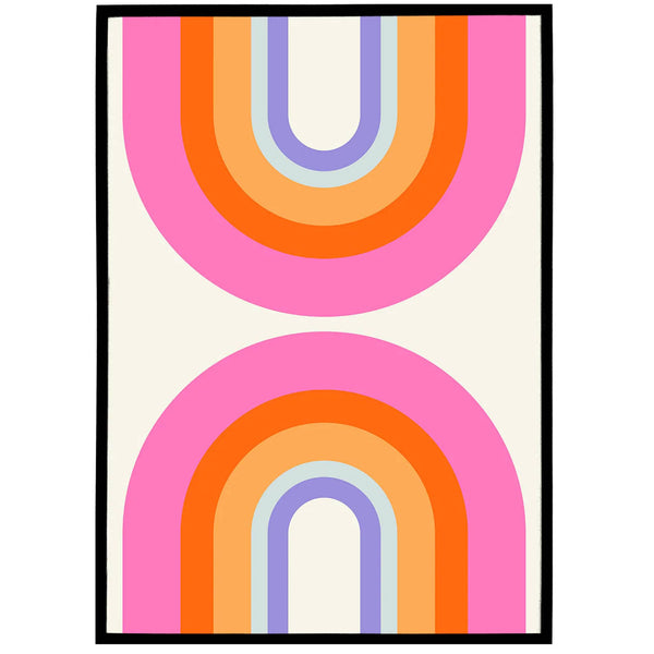 Minimalist Rainbow Poster – HypeSheriff