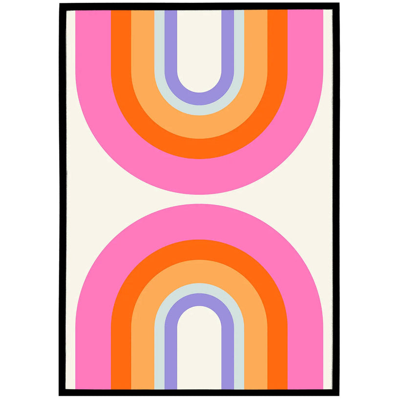 Minimalist Rainbow Poster – HypeSheriff