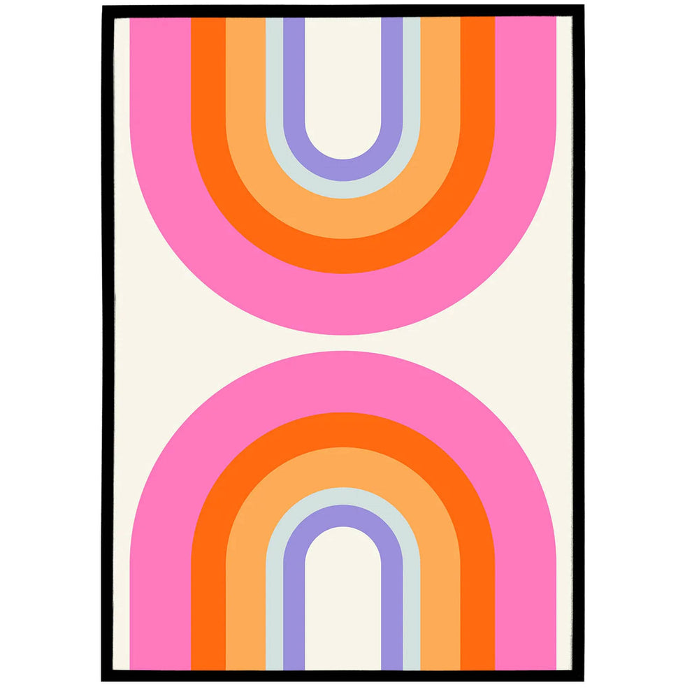 Minimalist Rainbow Poster – HypeSheriff