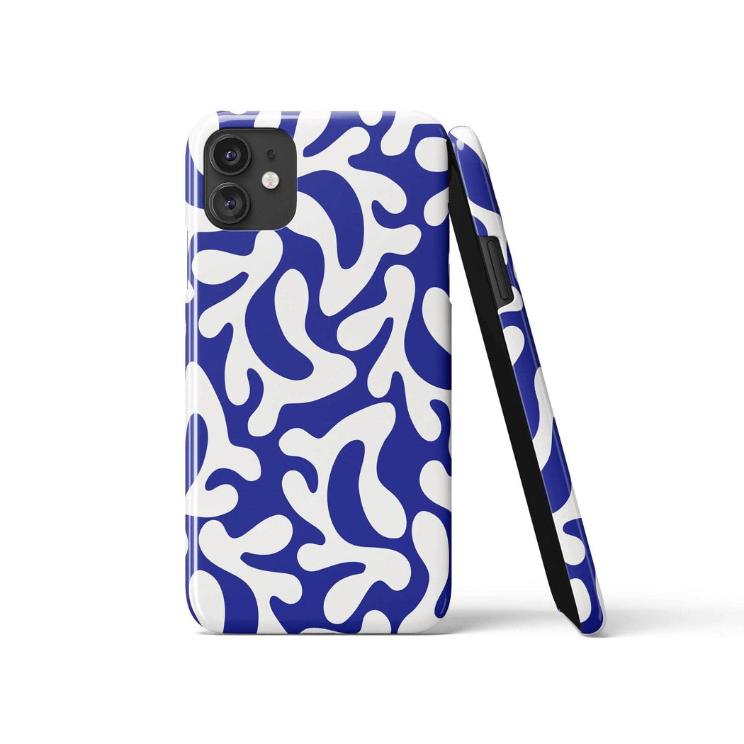 Blue Pattern iPhone Case — HypeSheriff US