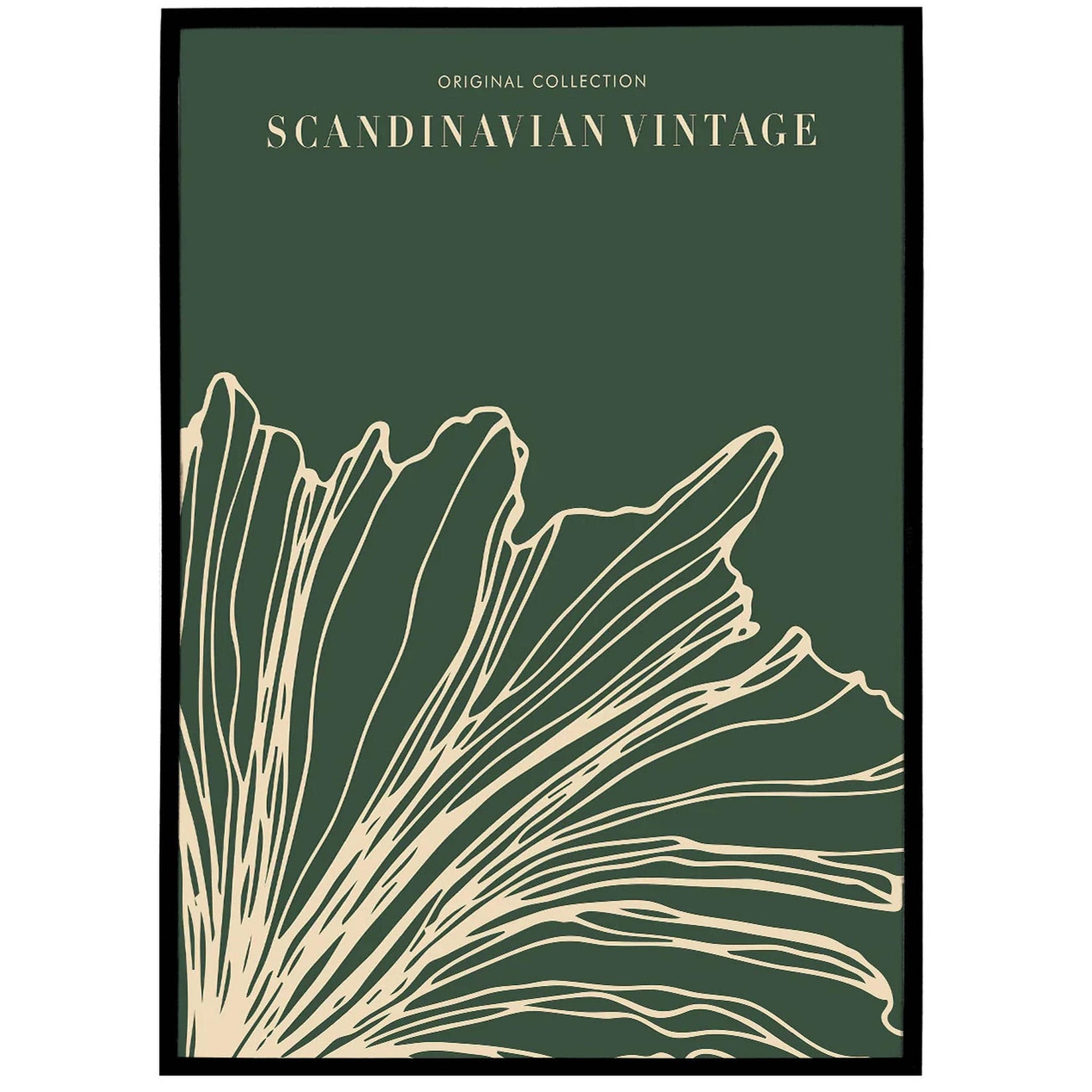 Minimalist Green Scandinavian Poster – HypeSheriff