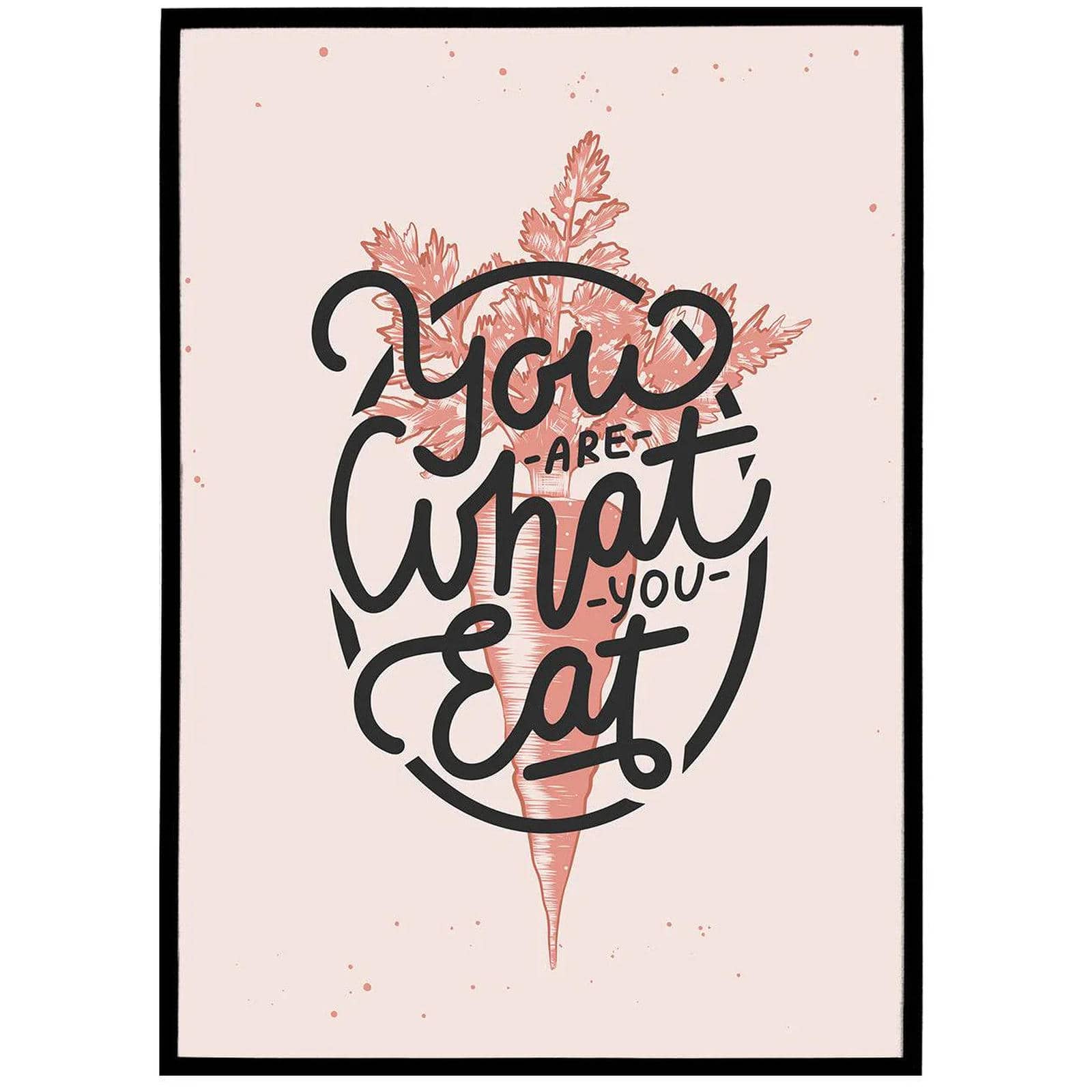 You Are What You Eat Poster – HypeSheriff