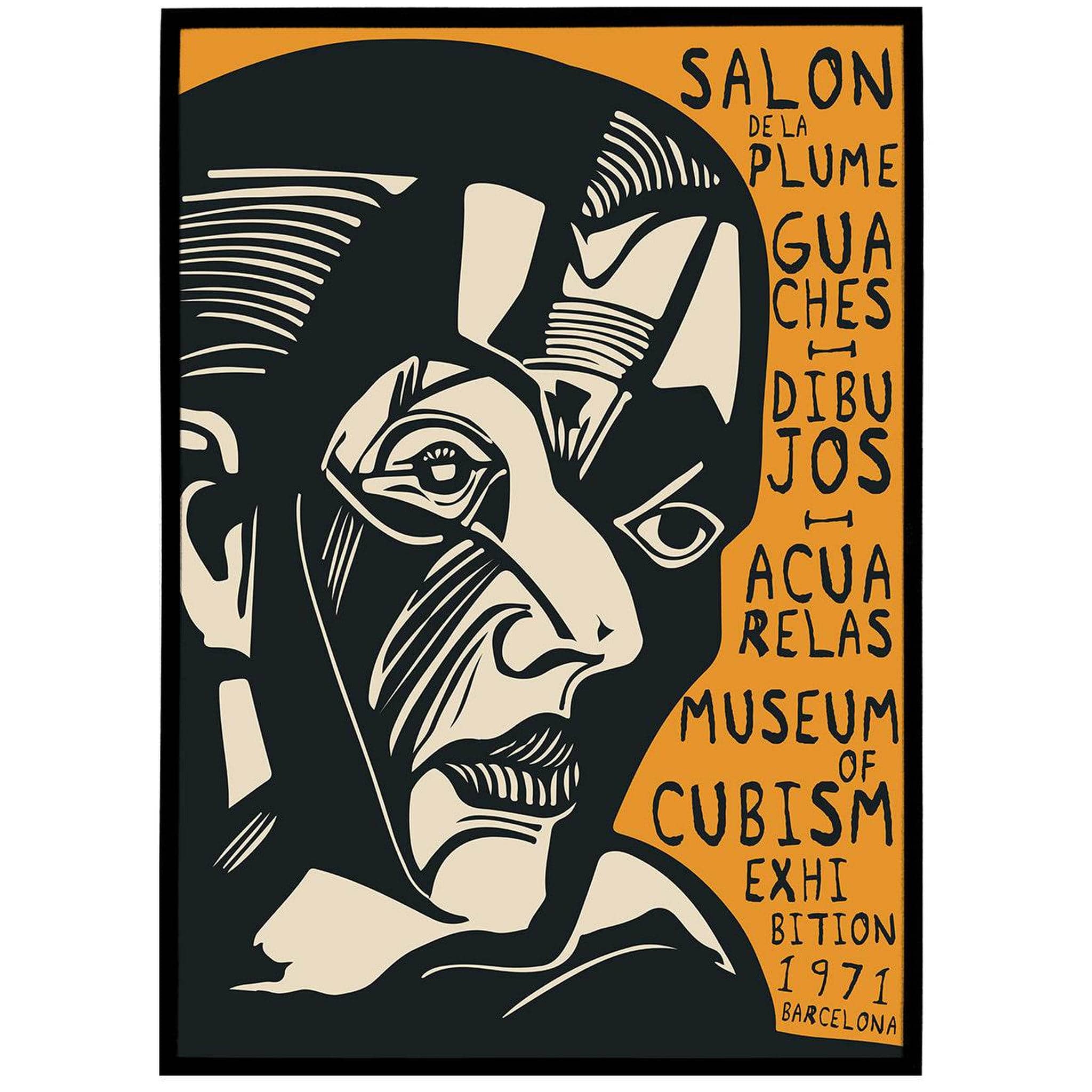 Cubism Exhibition, Barcelona Poster – HypeSheriff