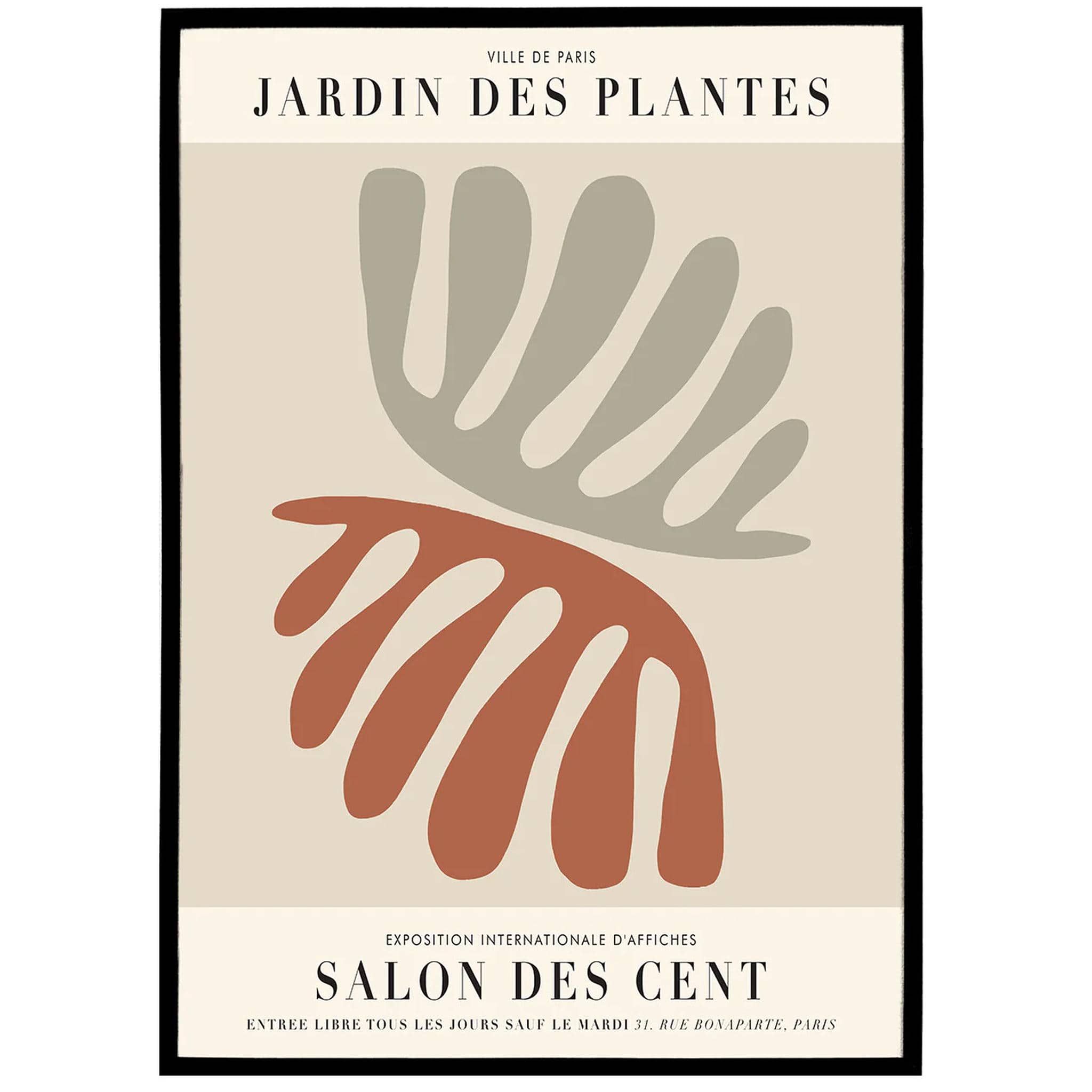 Jardin des Plantes Poster – HypeSheriff