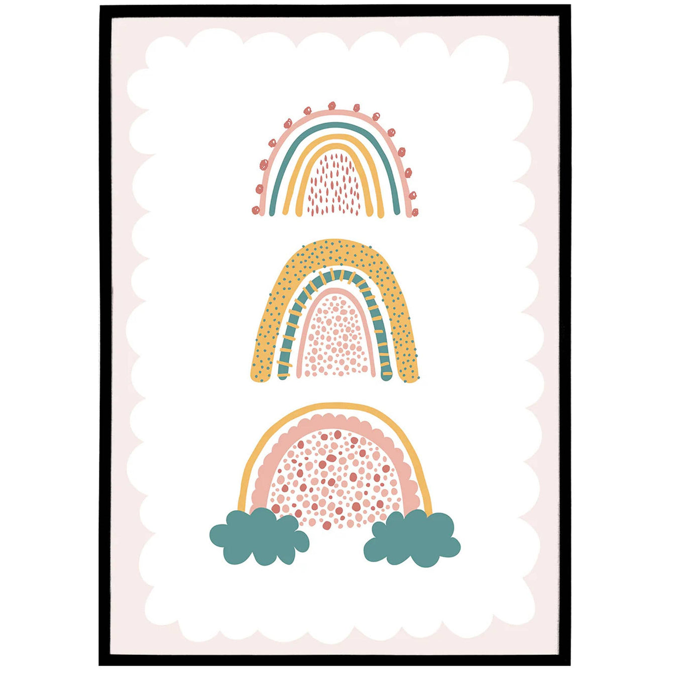 Boho Rainbows Poster – HypeSheriff