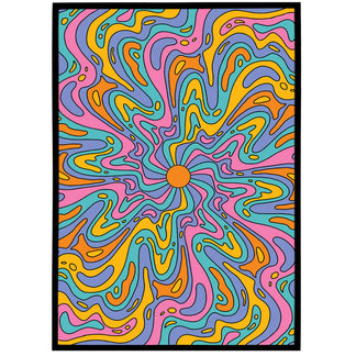 Groovy Sun Poster – HypeSheriff