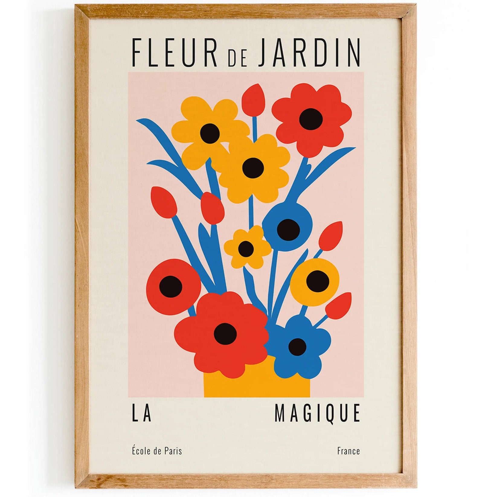 Cut Outs Retro Flowers Poster – HypeSheriff