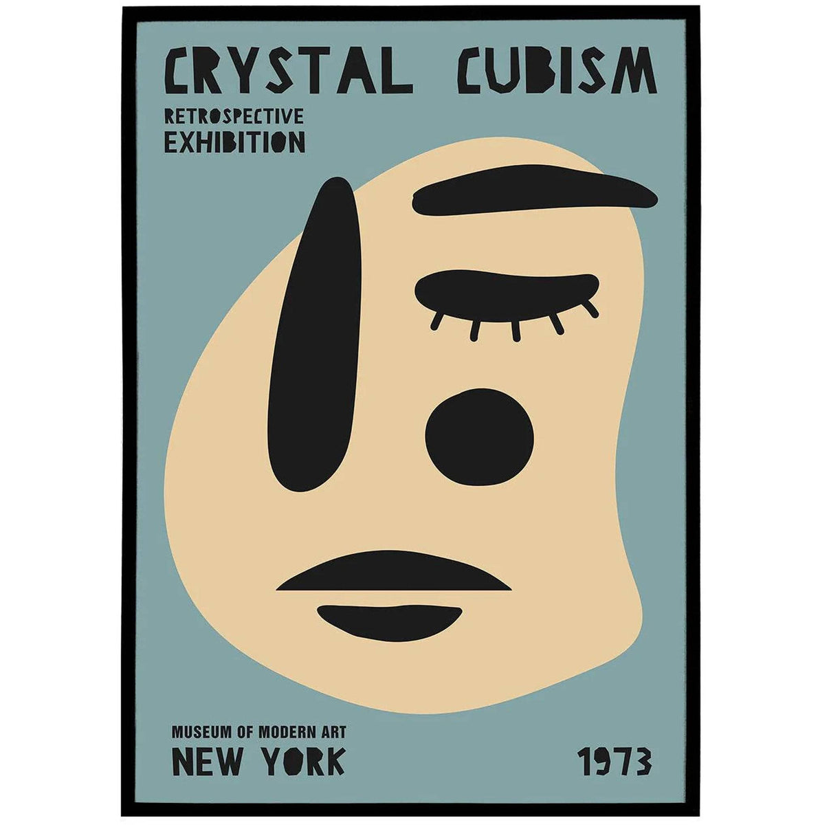 Crystal Cubism, 1973 Poster – HypeSheriff