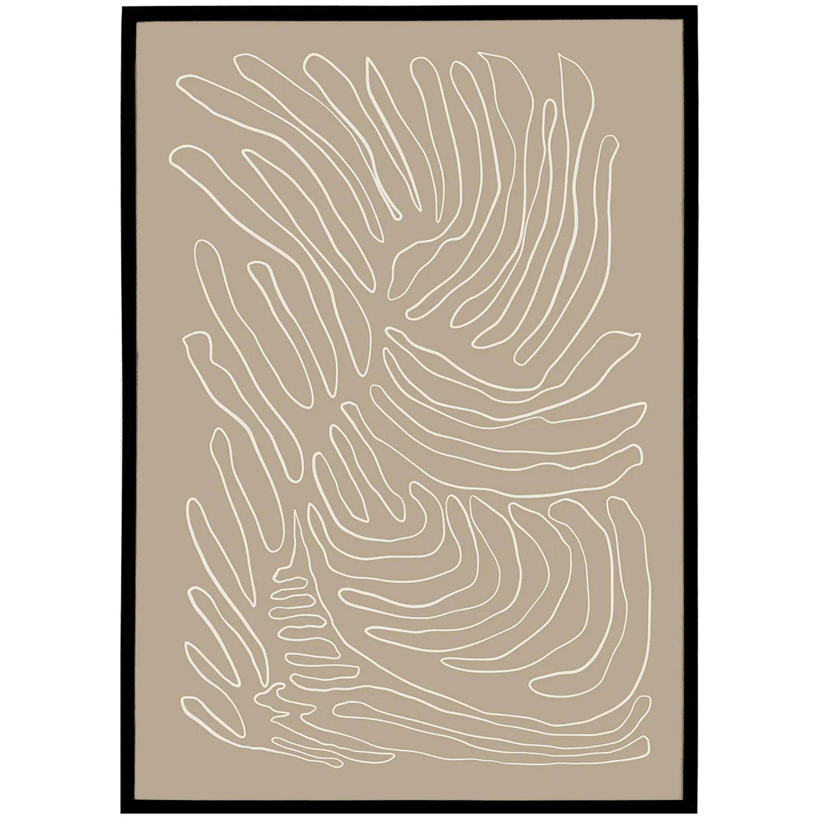 Minimalist Beige Poster – HypeSheriff