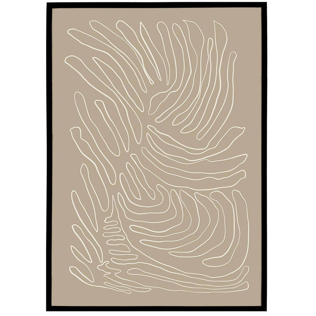 Minimalist Beige Poster — HypeSheriff US