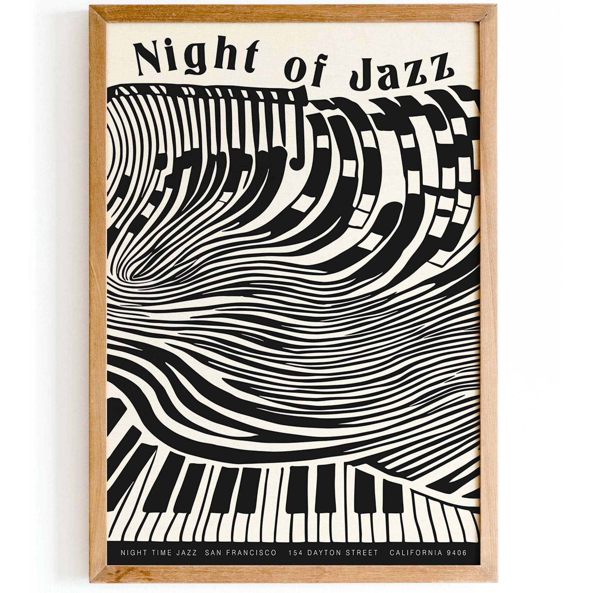Night of Jazz San Francisco Poster – HypeSheriff