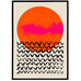 Mid Century Modern Pink Sun Poster – HypeSheriff